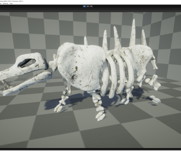 ArtStation - Hippo Skeleton | Game Assets