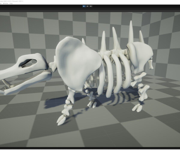 ArtStation - Hippo Skeleton | Game Assets
