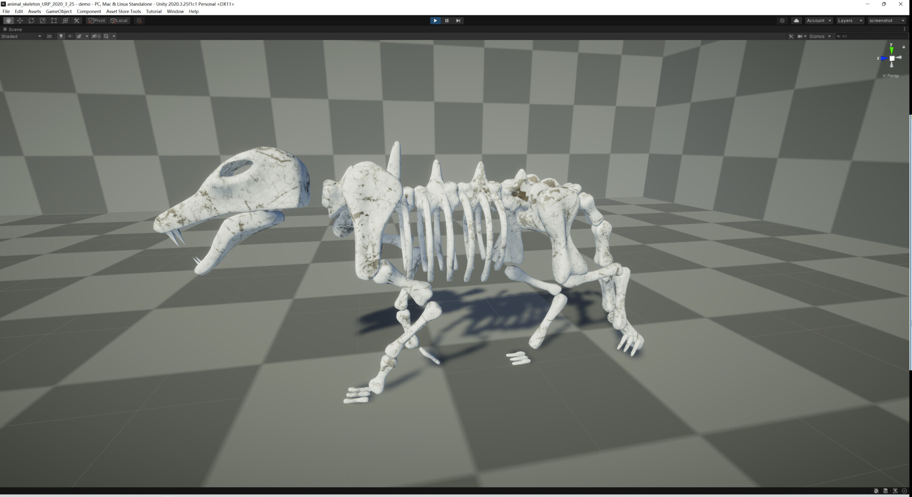 ArtStation - Wolf Skeleton | Game Assets