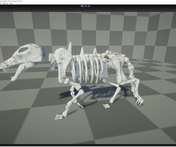 ArtStation - Wolf Skeleton | Game Assets