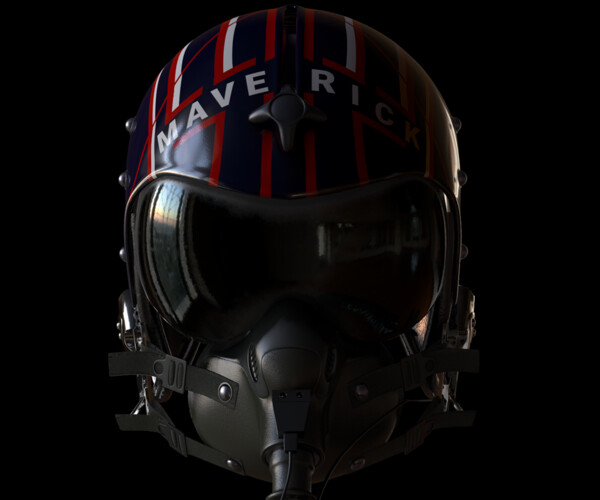 ArtStation - HGU-33 Maverick Helmet | Resources