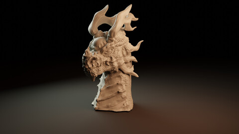 ArtStation - Dragon (.stl /3dprint) | Resources