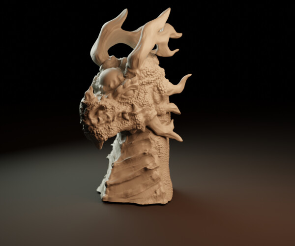 ArtStation - Dragon (.stl /3dprint) | Resources