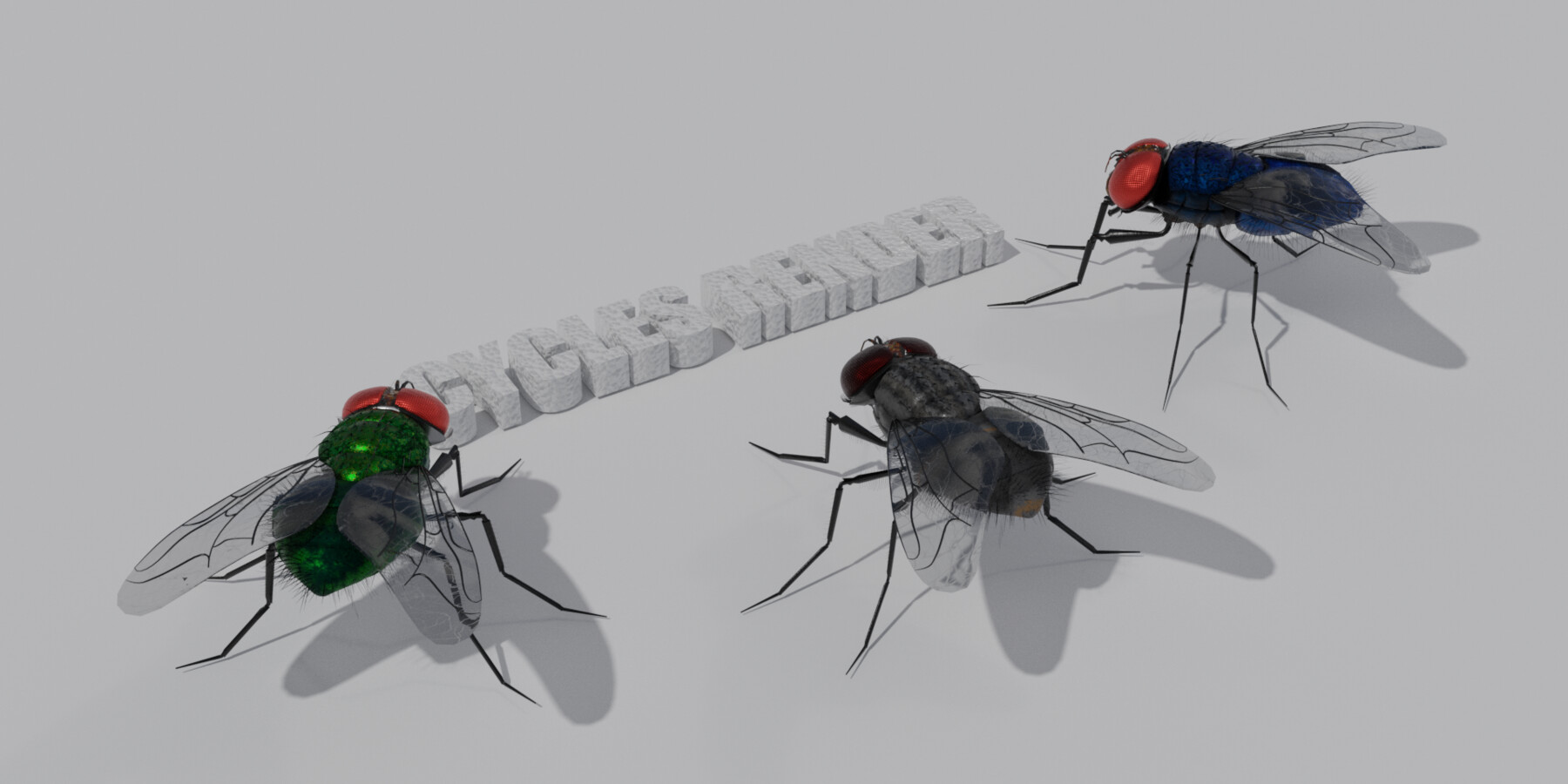 ArtStation - Flies for blender! | Resources