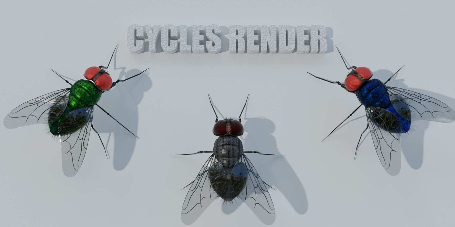 ArtStation - Flies for blender! | Resources