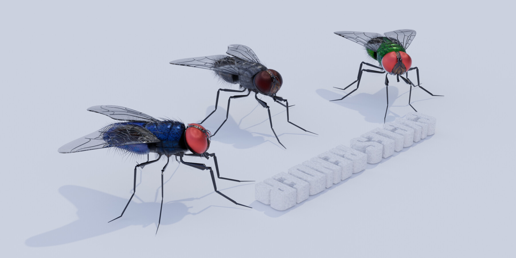 ArtStation - Flies for blender! | Resources
