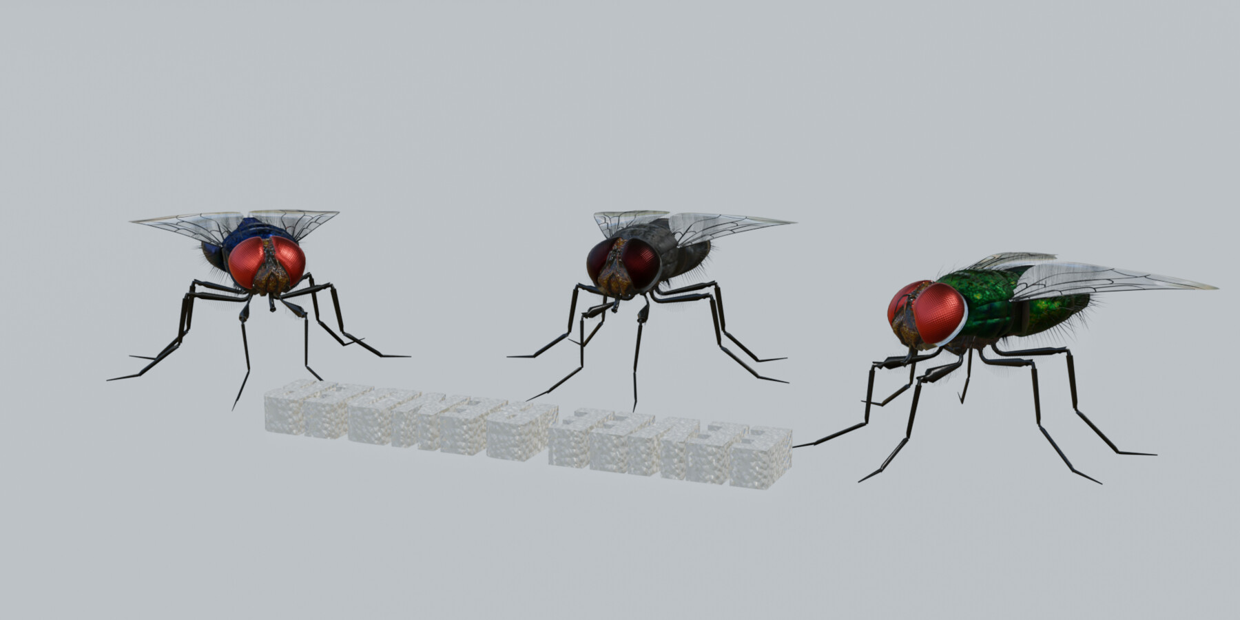 ArtStation - Flies for blender! | Resources