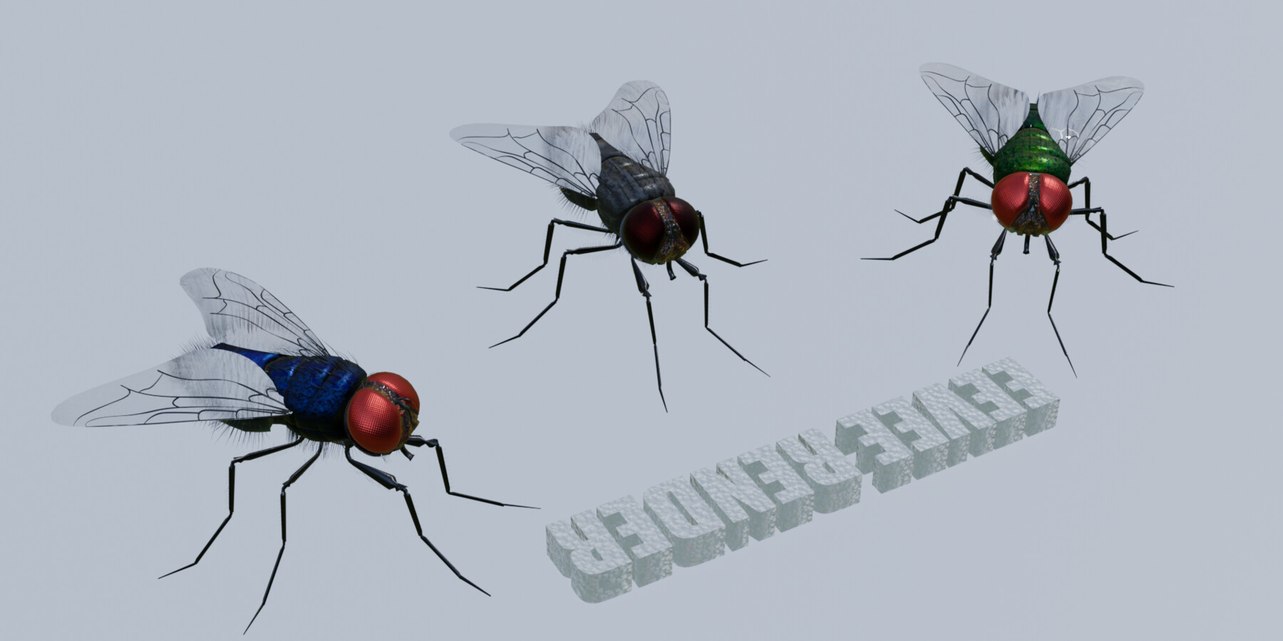 ArtStation - Flies for blender! | Resources