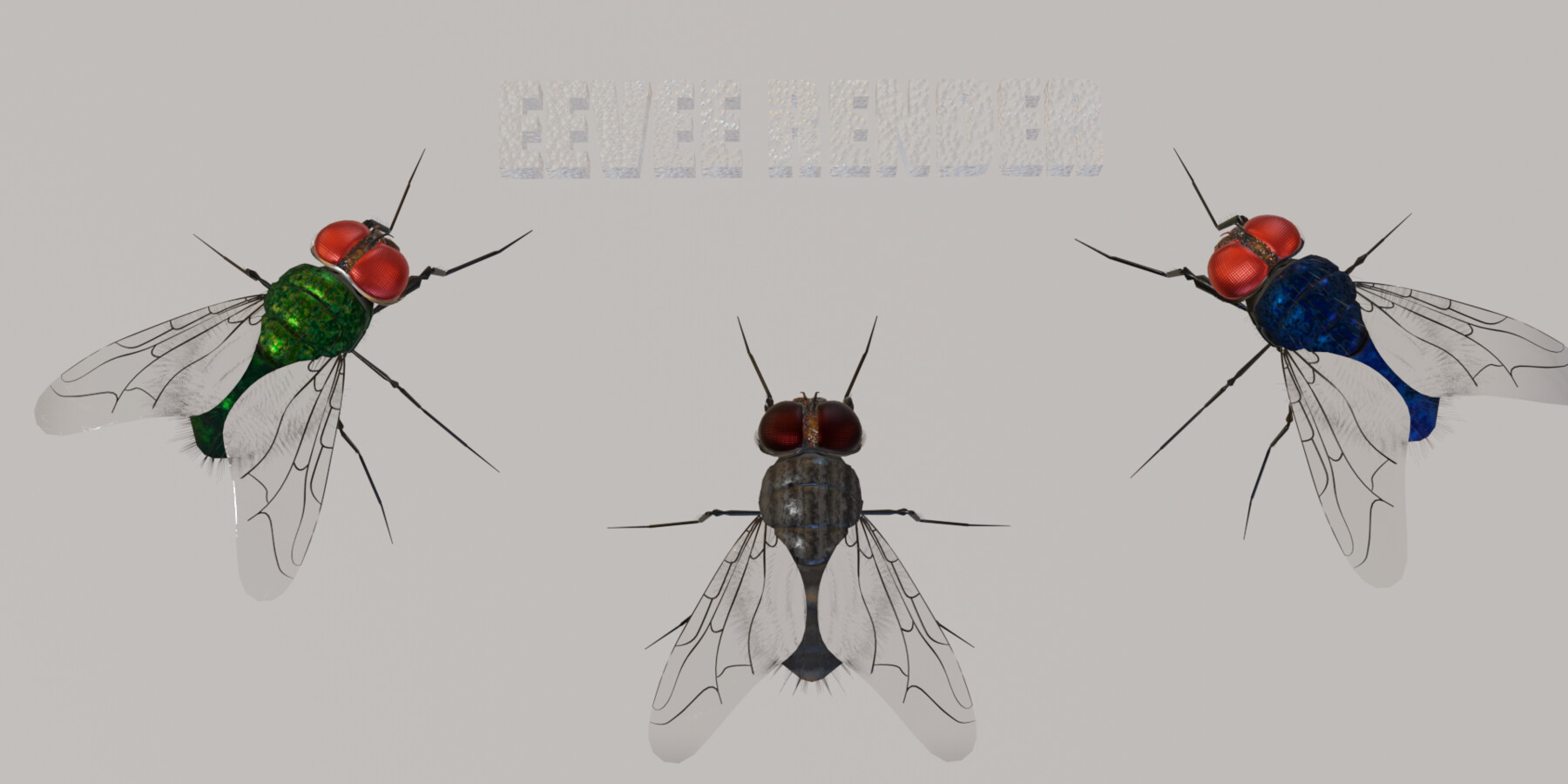 ArtStation - Flies for blender! | Resources