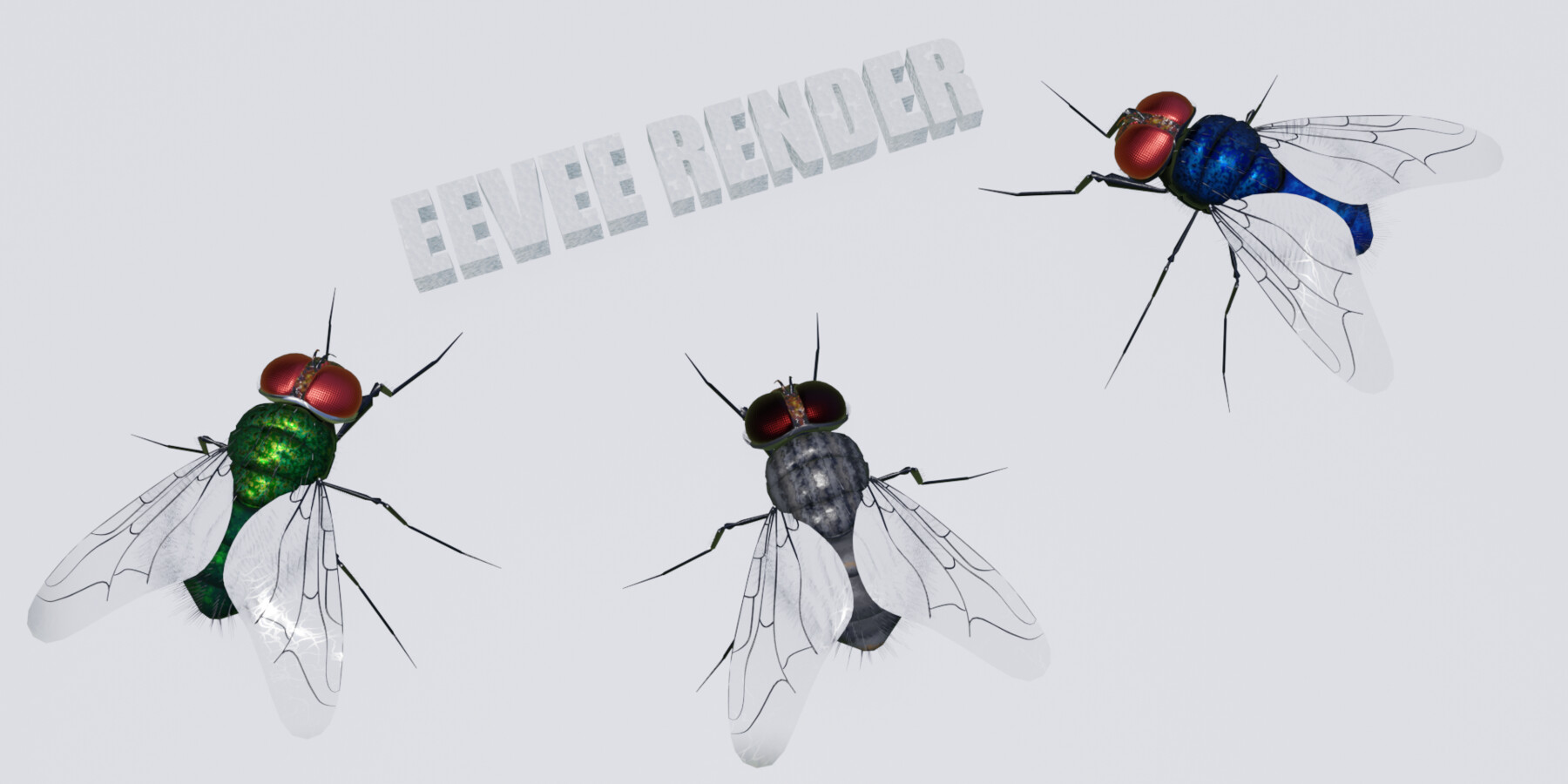 ArtStation - Flies for blender! | Resources