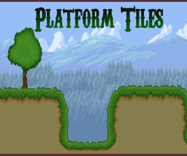ArtStation - Pixel Platform Tiles Free | Game Assets