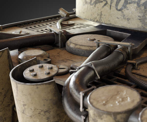 ArtStation - German Tiger Tank | Game Assets