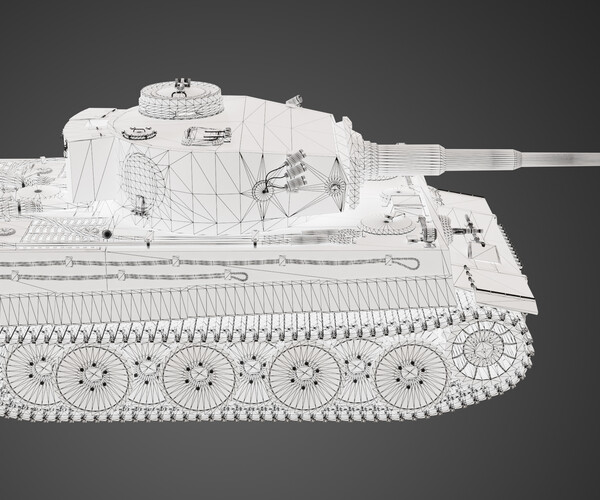 ArtStation - German Tiger Tank | Game Assets