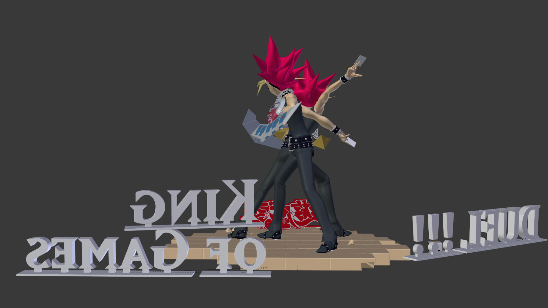 ArtStation - The two Yugi from Yu-Gi-Oh! | Resources
