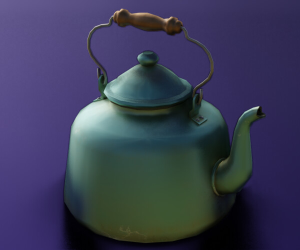 ArtStation - KETTLE LOW POLY GAME READY | Game Assets