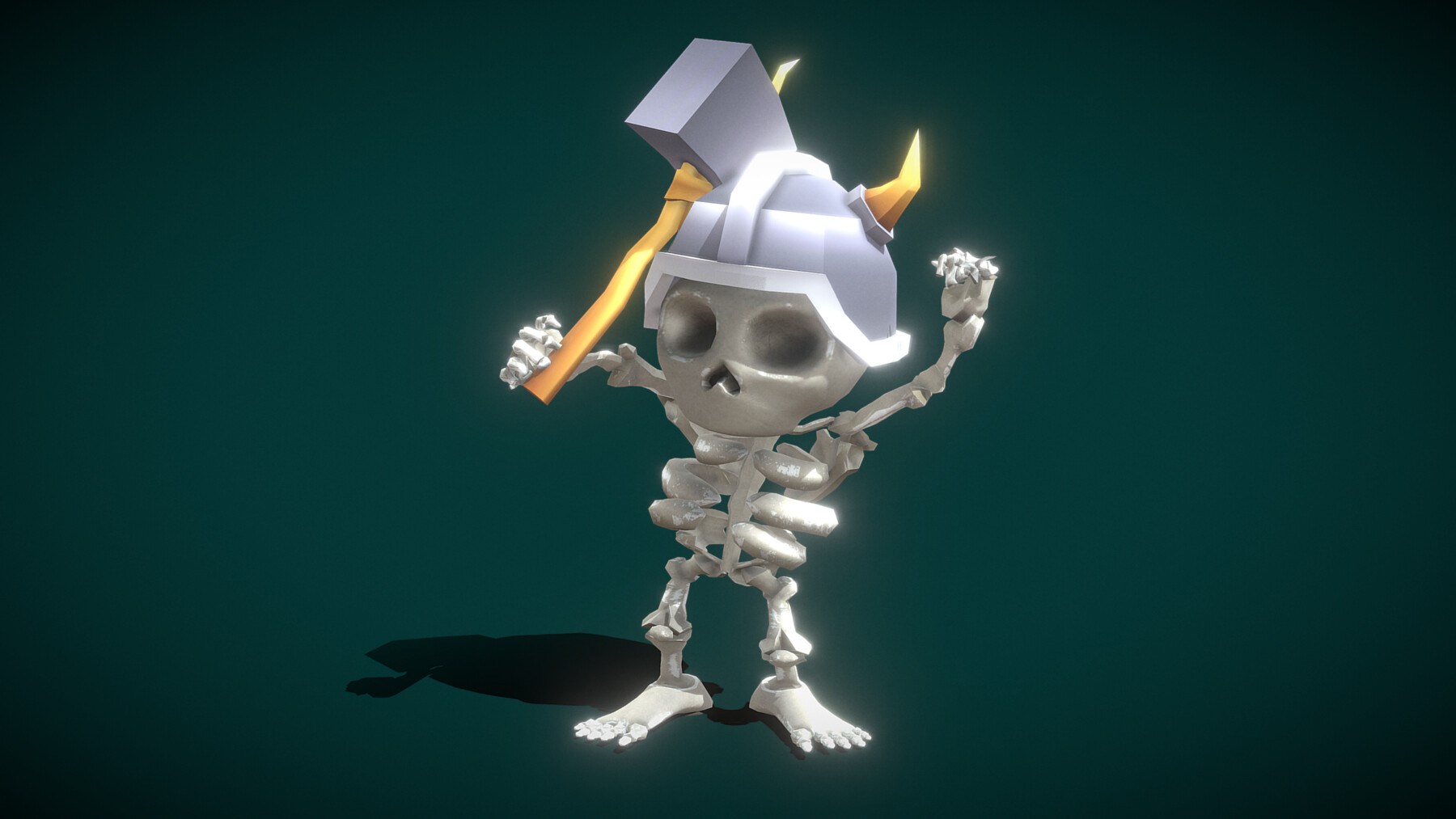 ArtStation - Skeleton Soldier | Game Assets