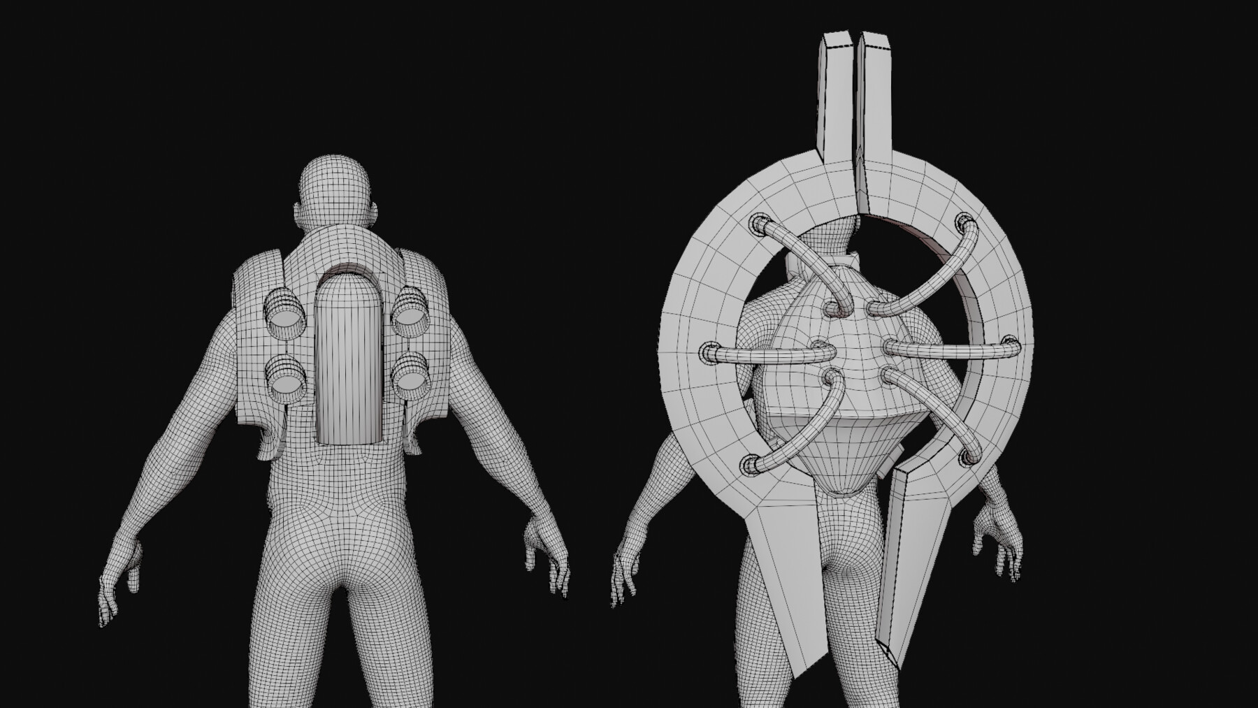 ArtStation - 20 Jetpack & Booster Base Mesh Collection - Vol. 02 ...