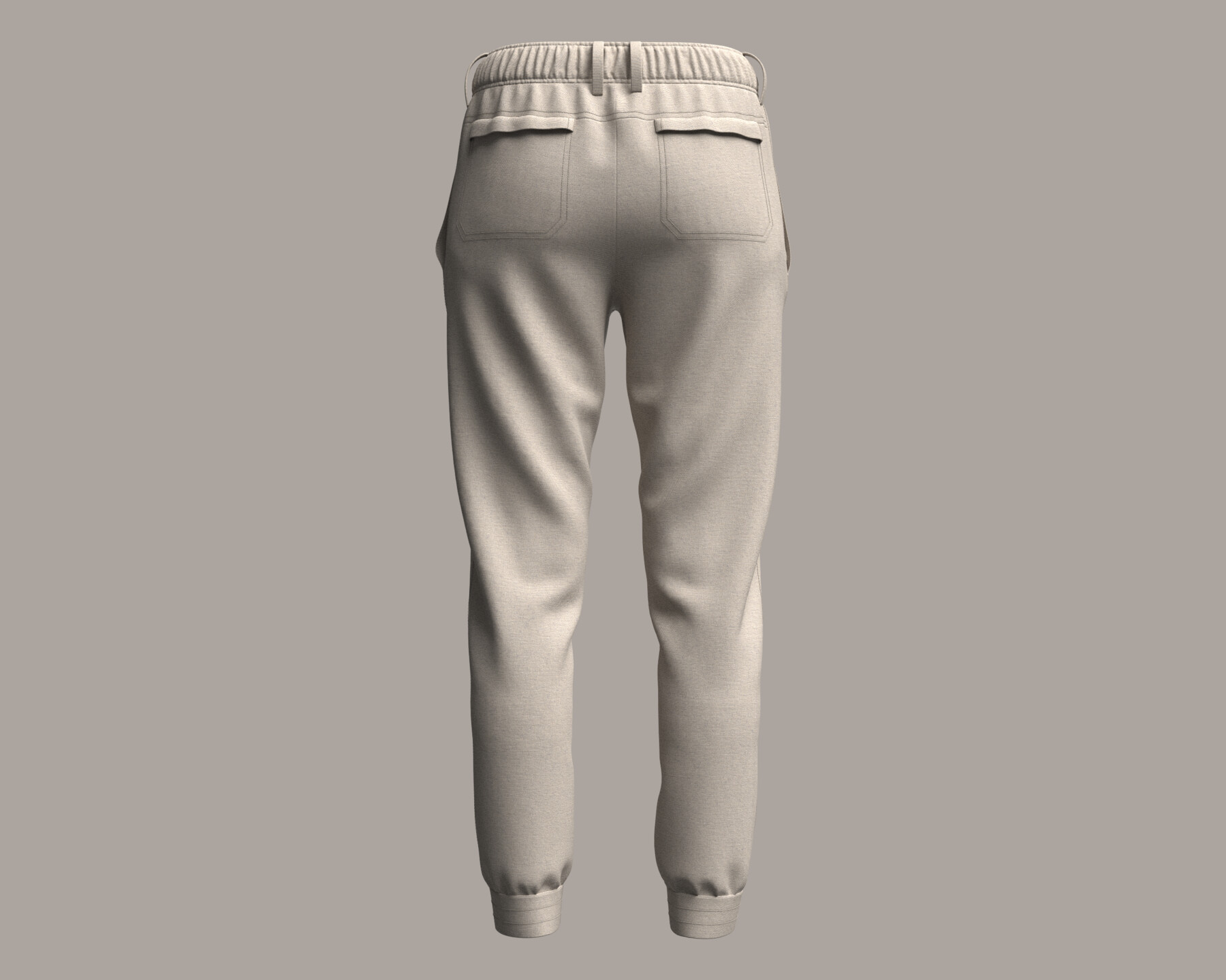 ArtStation - Ladies Woven Jogger | Resources