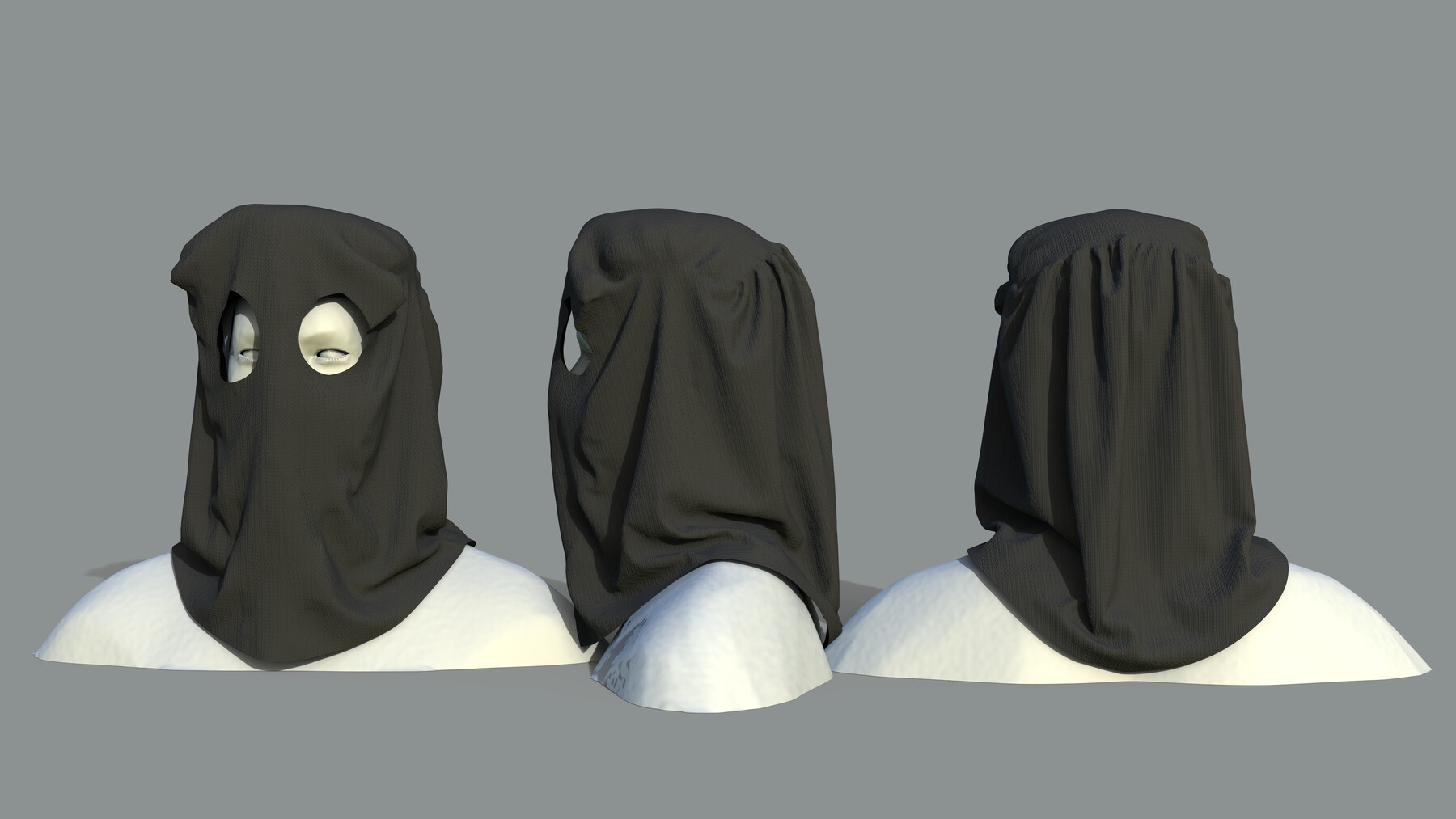 ArtStation - Face Mask Low Poly With UV Vol.1 | Game Assets