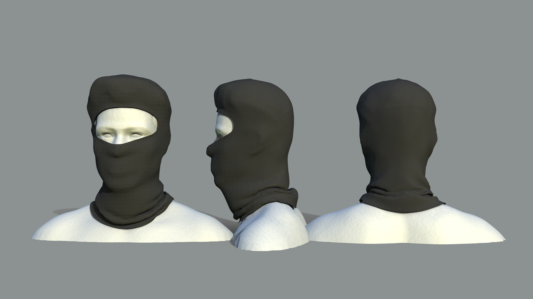 ArtStation - Face Mask Low Poly With UV Vol.1 | Game Assets