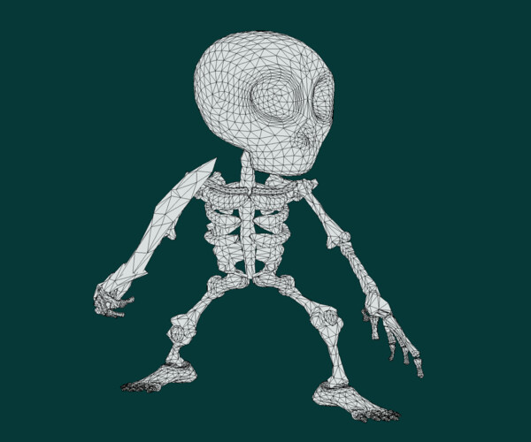 ArtStation - Skeleton Soldier | Game Assets