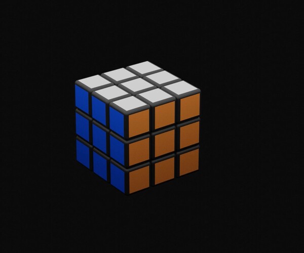 ArtStation - Animated Rubik's cube | Resources