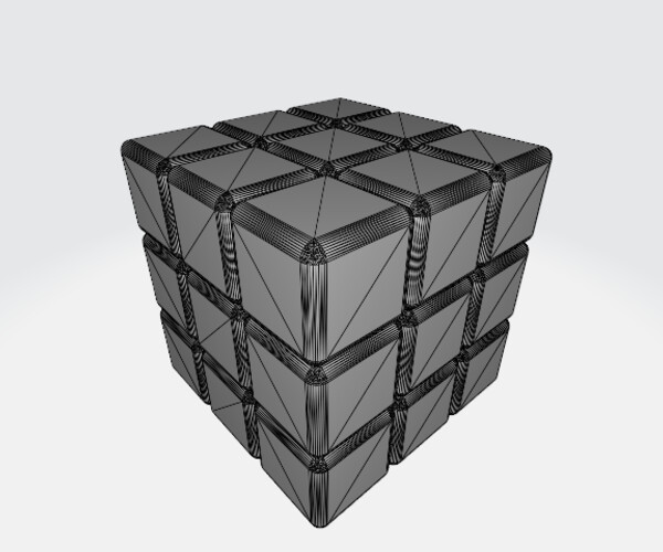 ArtStation - Animated Rubik's cube | Resources