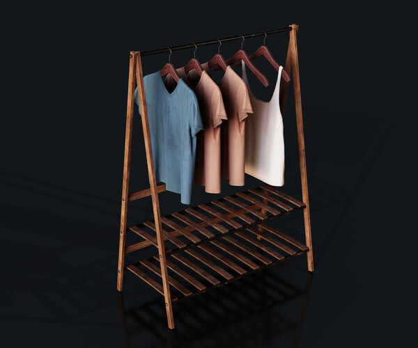 ArtStation - Cloth Rack | Game Assets