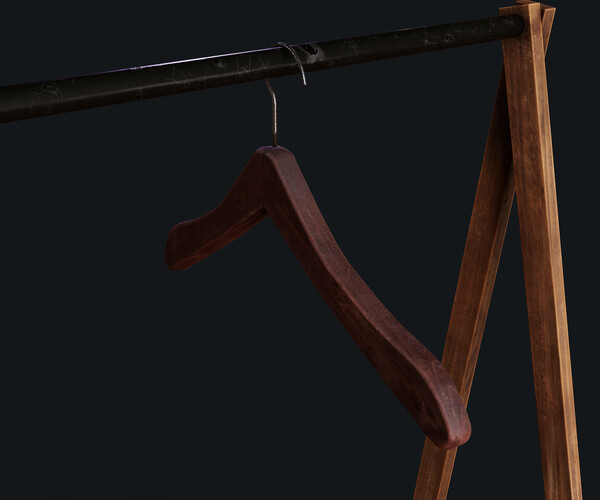 ArtStation - Cloth Rack | Game Assets