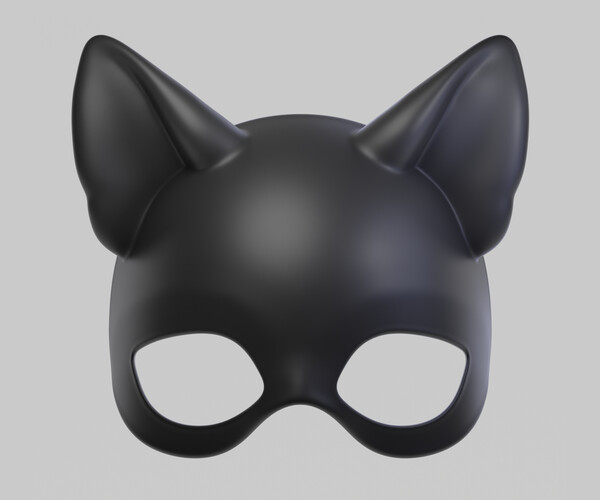 ArtStation - cat mask with ears | Resources