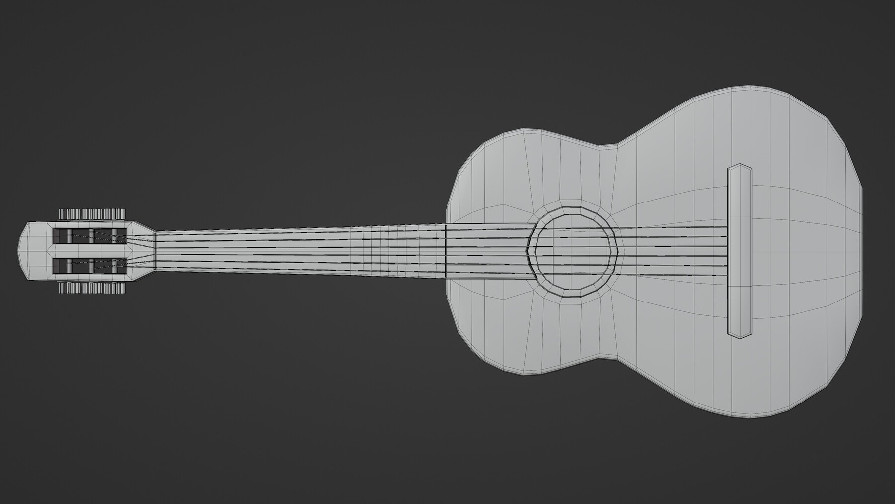 ArtStation - Wooden Guitar | Game Assets
