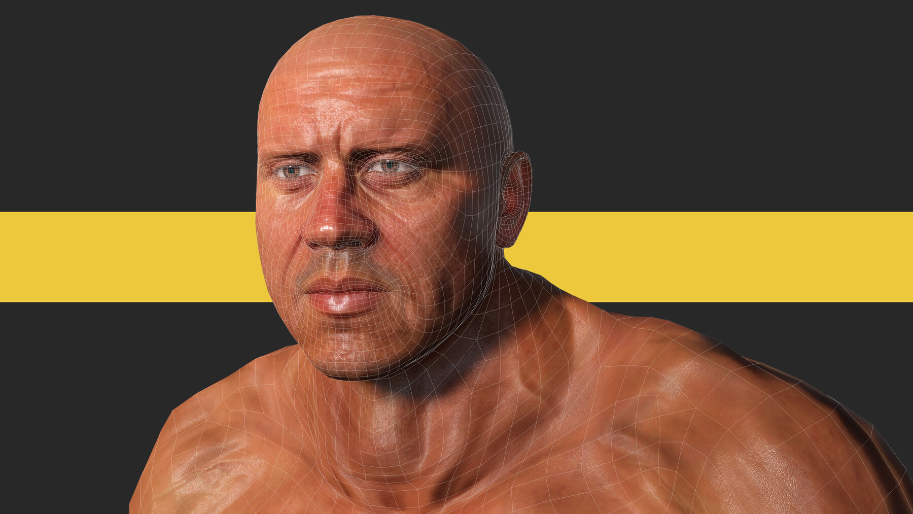 ArtStation - Realistic Male Bodybuilder 3D HQ Low-poly 3D model | Game ...