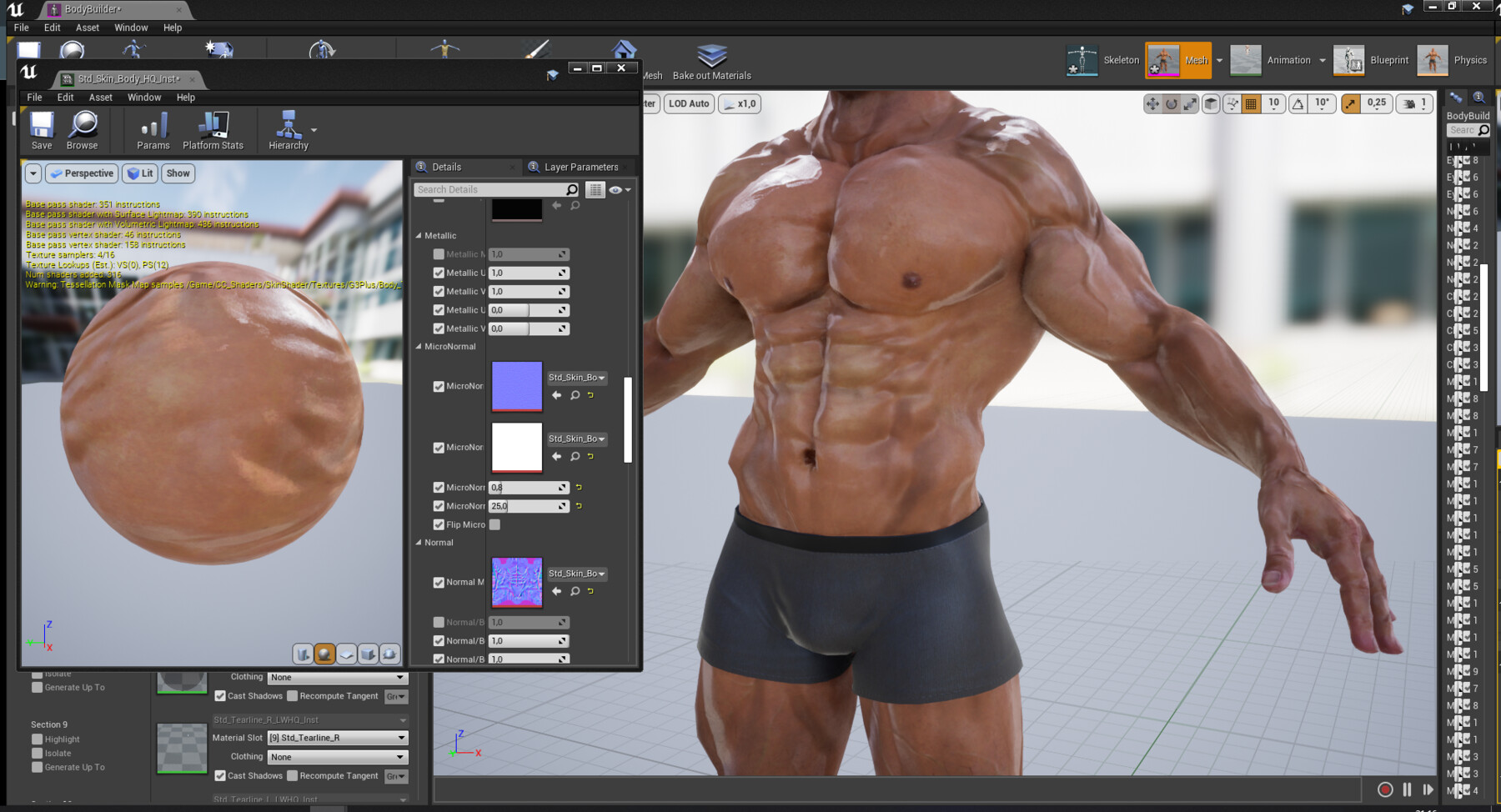 ArtStation - Realistic Male Bodybuilder 3D HQ Low-poly 3D model | Game ...