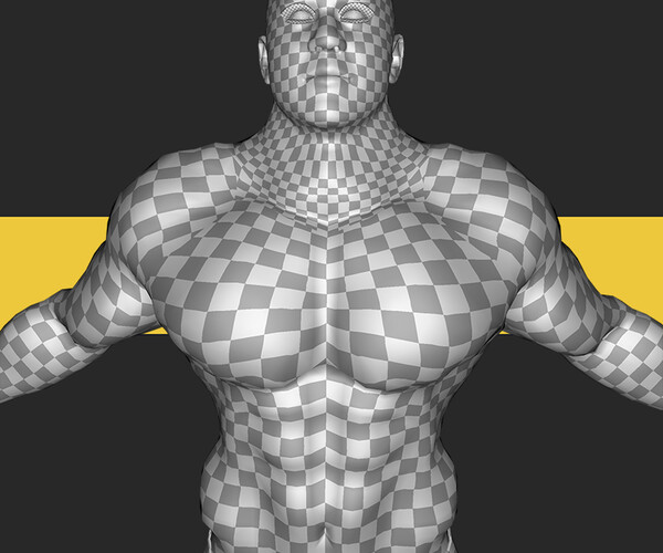 ArtStation - Realistic Male Bodybuilder 3D HQ Low-poly 3D model | Game ...