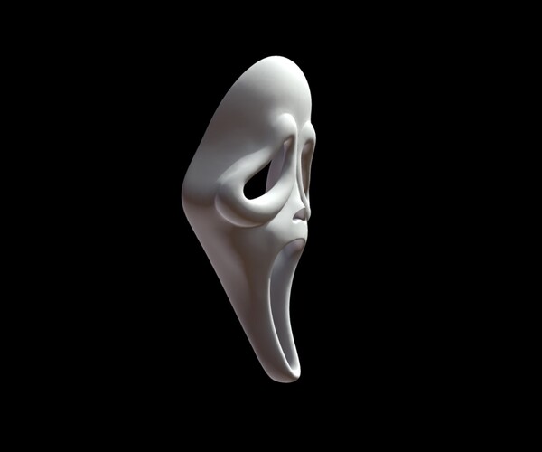 ArtStation - Ghost face Scream Mask | Resources