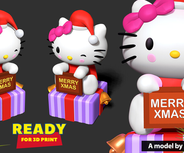 ArtStation - Hello Kitty - Merry Christmas | Resources