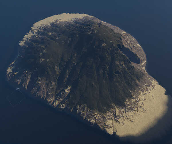 ArtStation - 4K Landscape Heightmaps ( Islands) | Game Assets