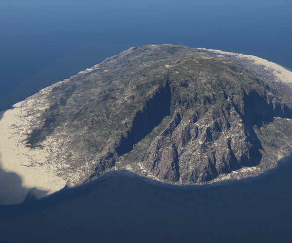 ArtStation - 4K Landscape Heightmaps ( Islands) | Game Assets