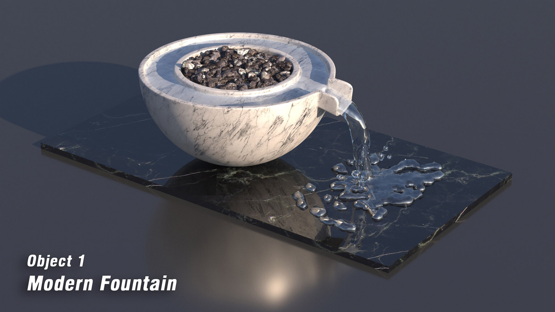 ArtStation - Modern Fountain Coll.2 | Resources