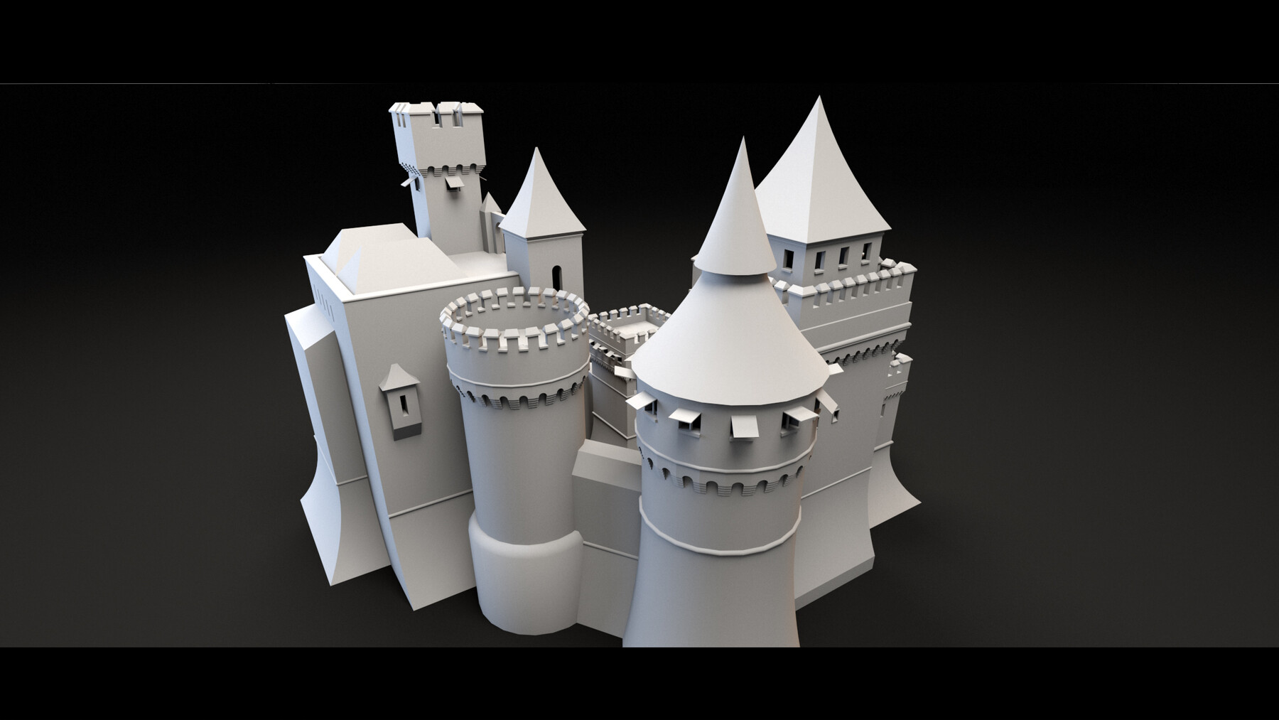 ArtStation - 2 Castles- 3d Model | Resources