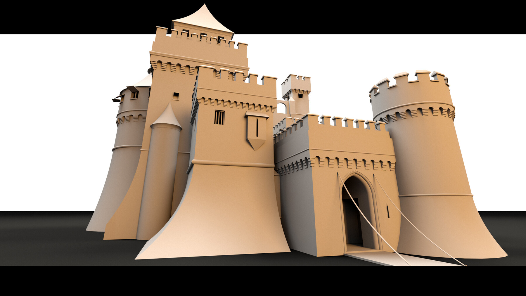 ArtStation - 2 Castles- 3d Model | Resources