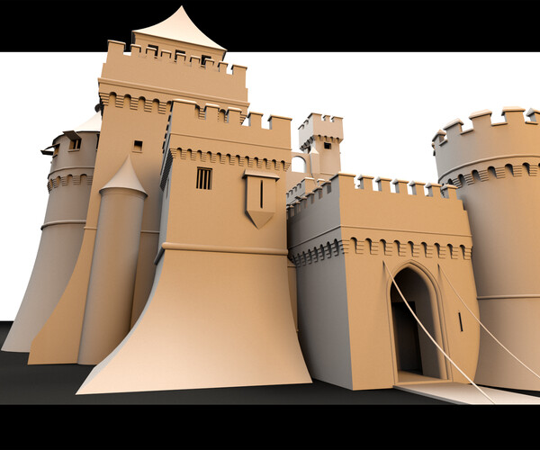 ArtStation - 2 Castles- 3d Model | Resources