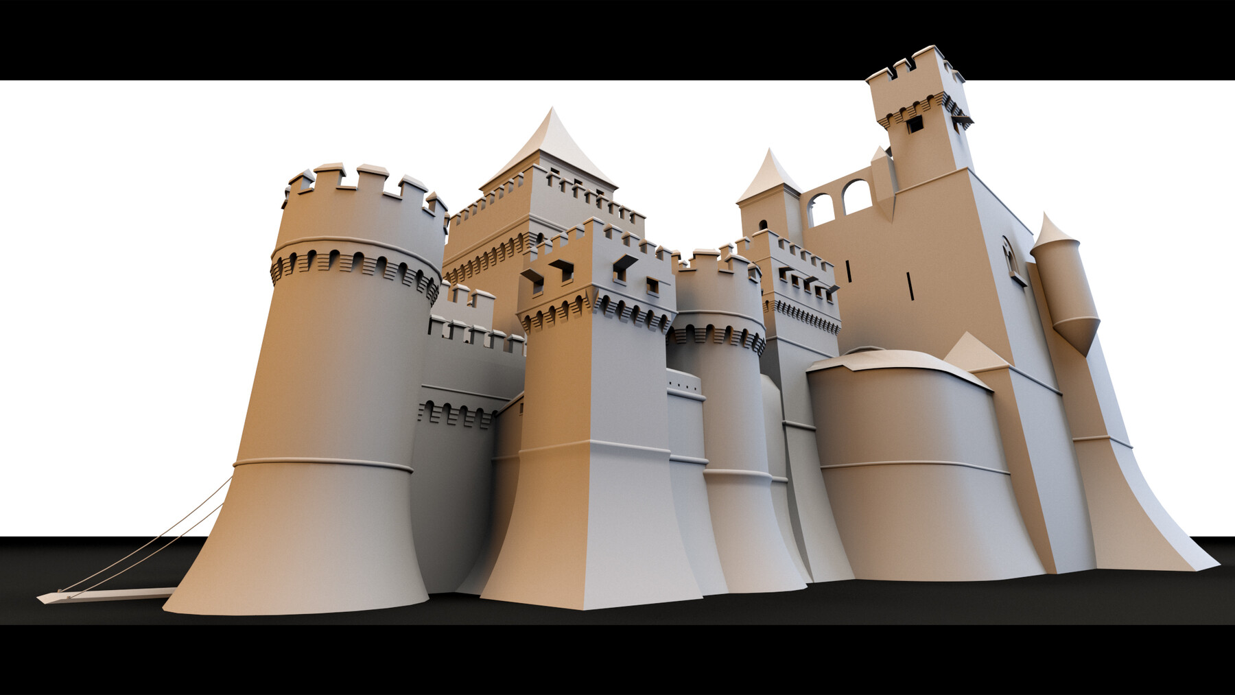 ArtStation - 2 Castles- 3d Model | Resources