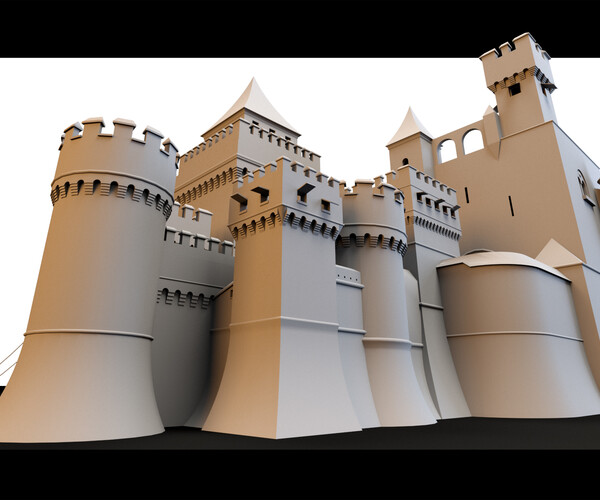 ArtStation - 2 Castles- 3d Model | Resources