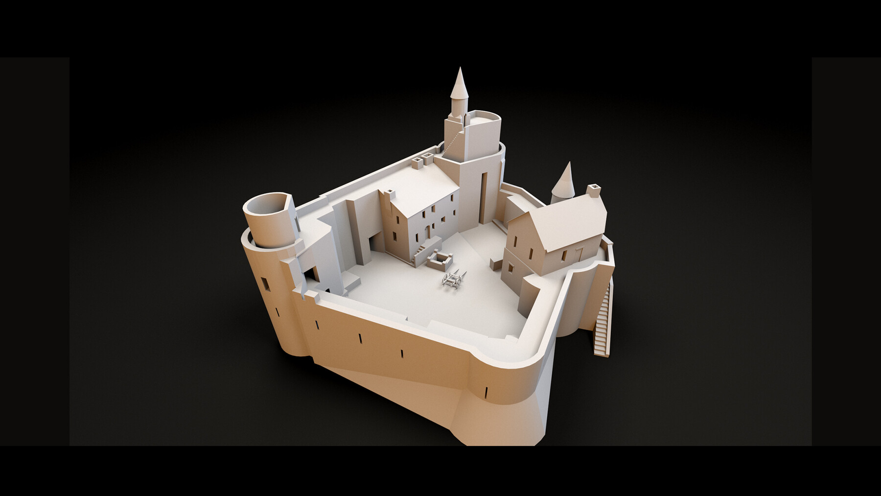 ArtStation - 2 Castles- 3d Model | Resources