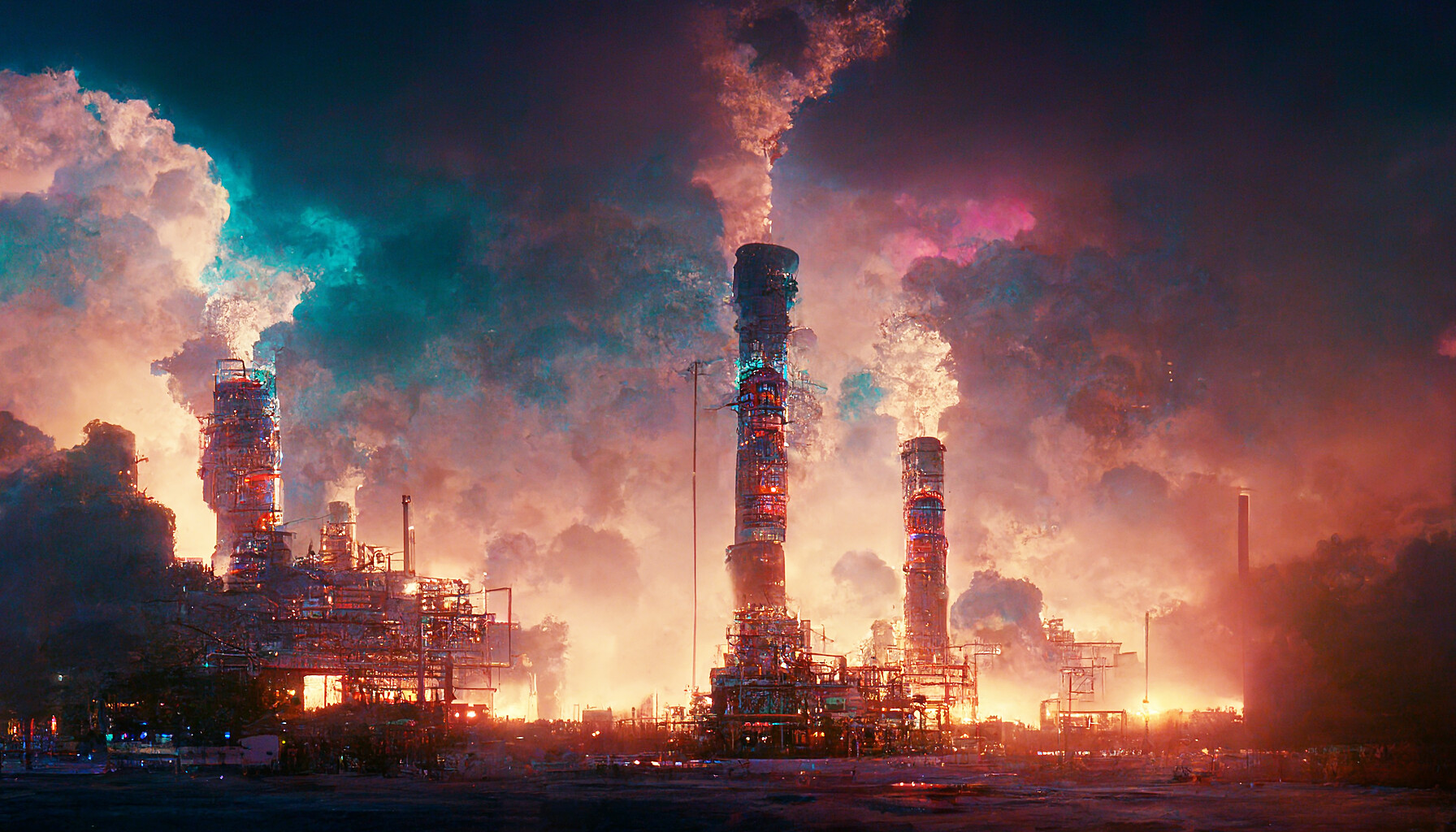 ArtStation - Winter Factory - Sunrise | Artworks