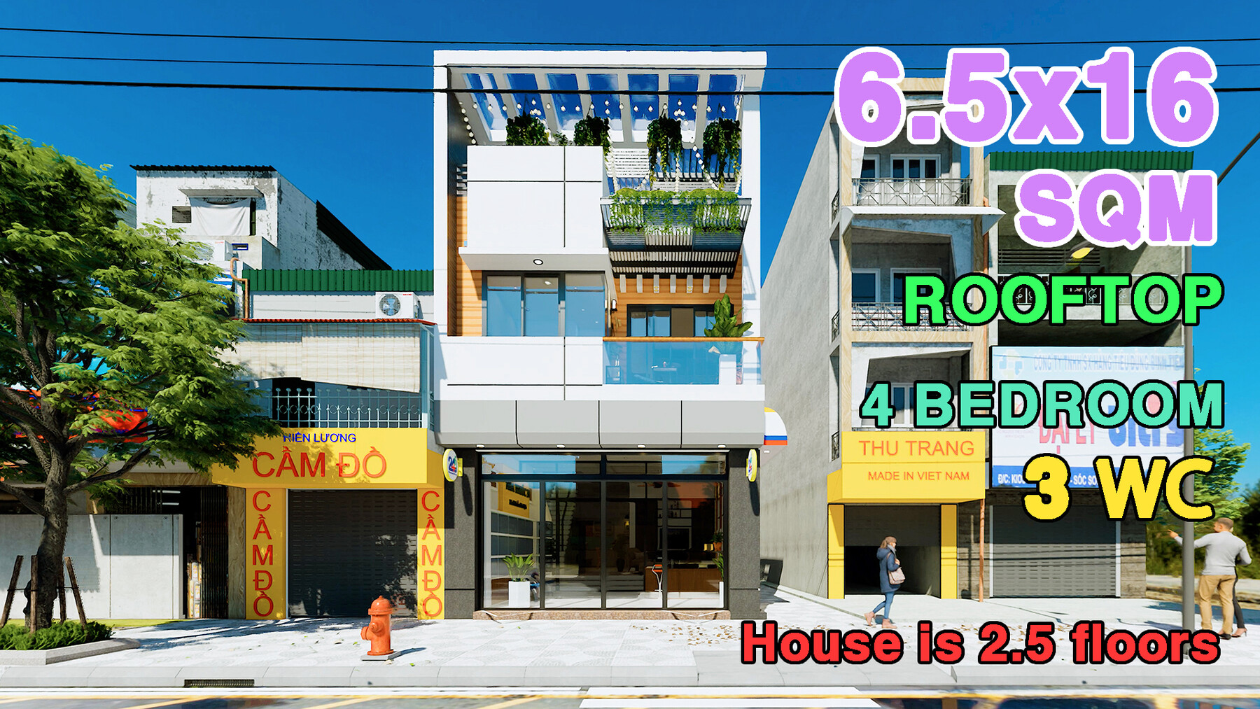 ArtStation - 6x15 sqm House Design 3D Full Sketchup, 2D Architecture Autocad, Structural Autocad ...