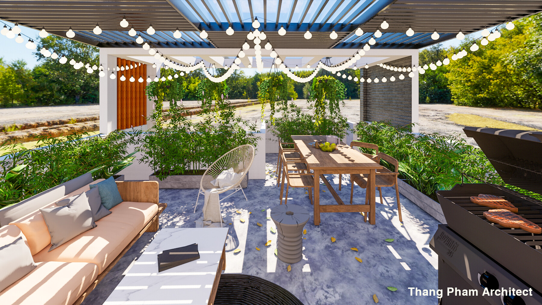 ArtStation - 6x15 sqm House Design 3D Full Sketchup, 2D Architecture ...