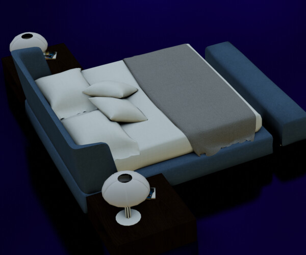 ArtStation - BED LOW POLY GAME READY | Game Assets