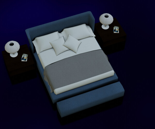 ArtStation - BED LOW POLY GAME READY | Game Assets